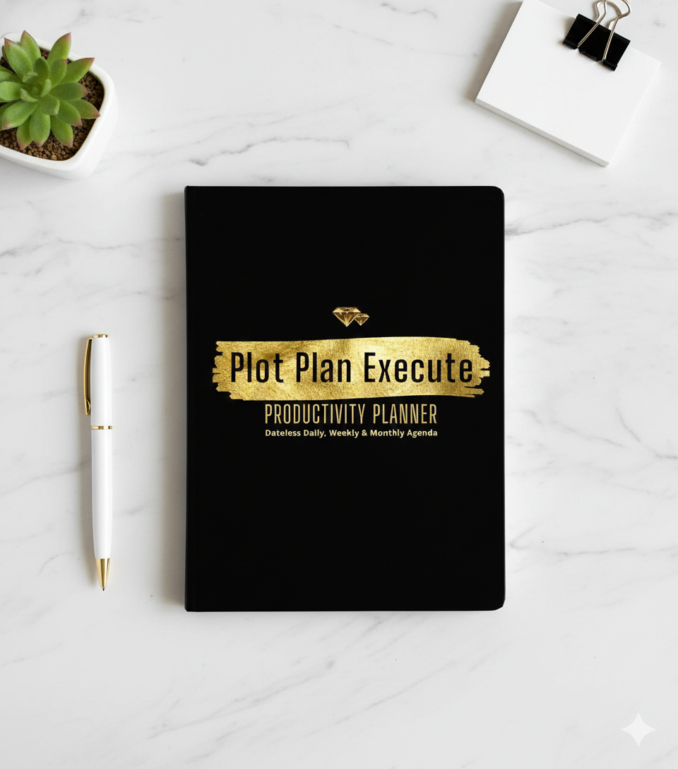 Plot Plan Execute Planner Black – Shop Nicole Williams Collective